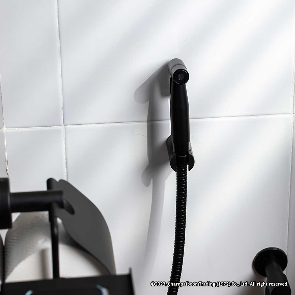 ชุดสายฉีดชำระครบชุด BLACK - CharnPaiboon