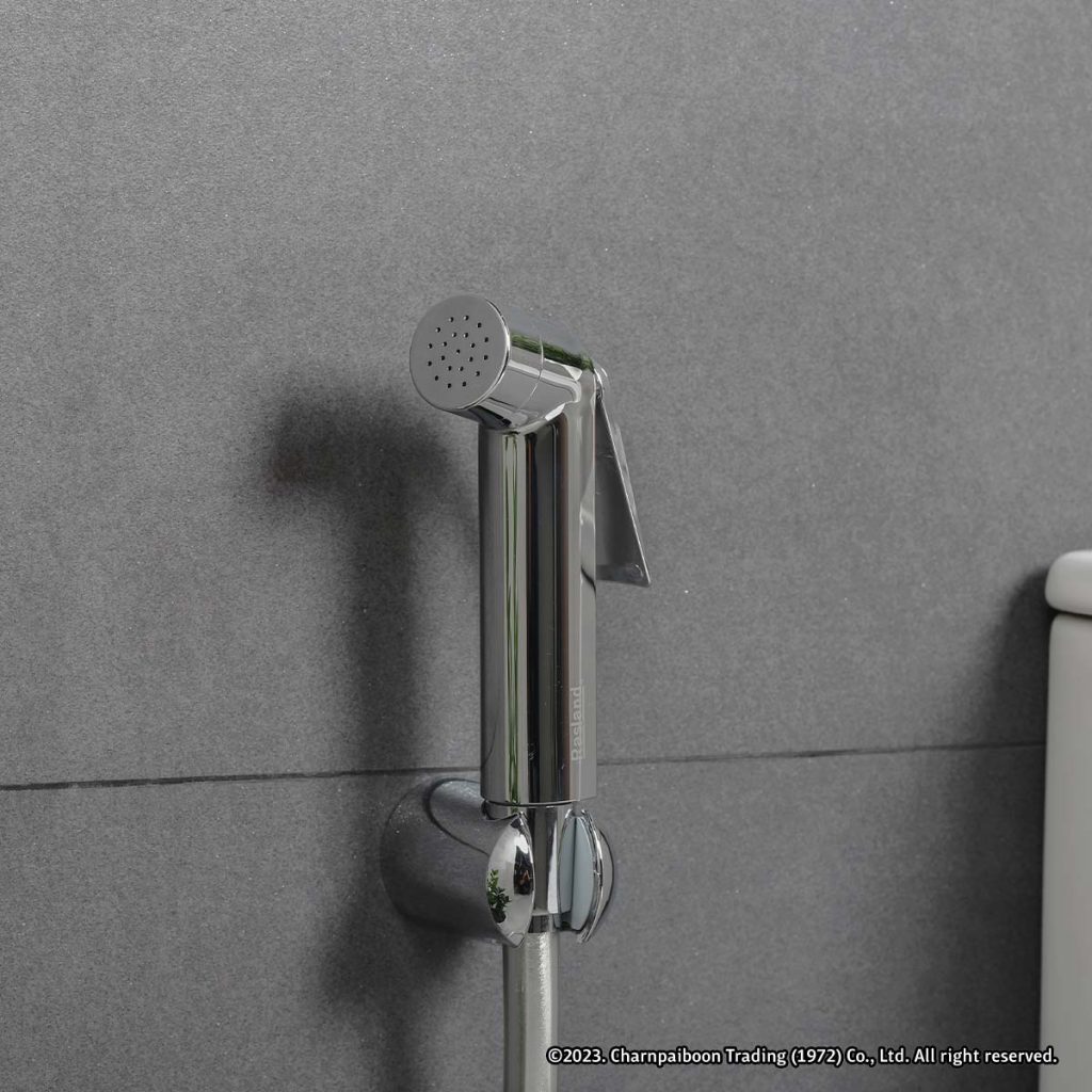 ชุดสายฉีดชำระครบชุดพร้อมสายและขอแขวน SUPER - CharnPaiboon