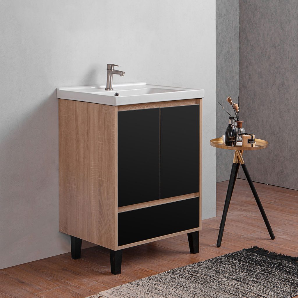 ชุดตู้อ่างล้างหน้าแบบตั้งพื้น ขนาด 60 ซม. - CharnPaiboon