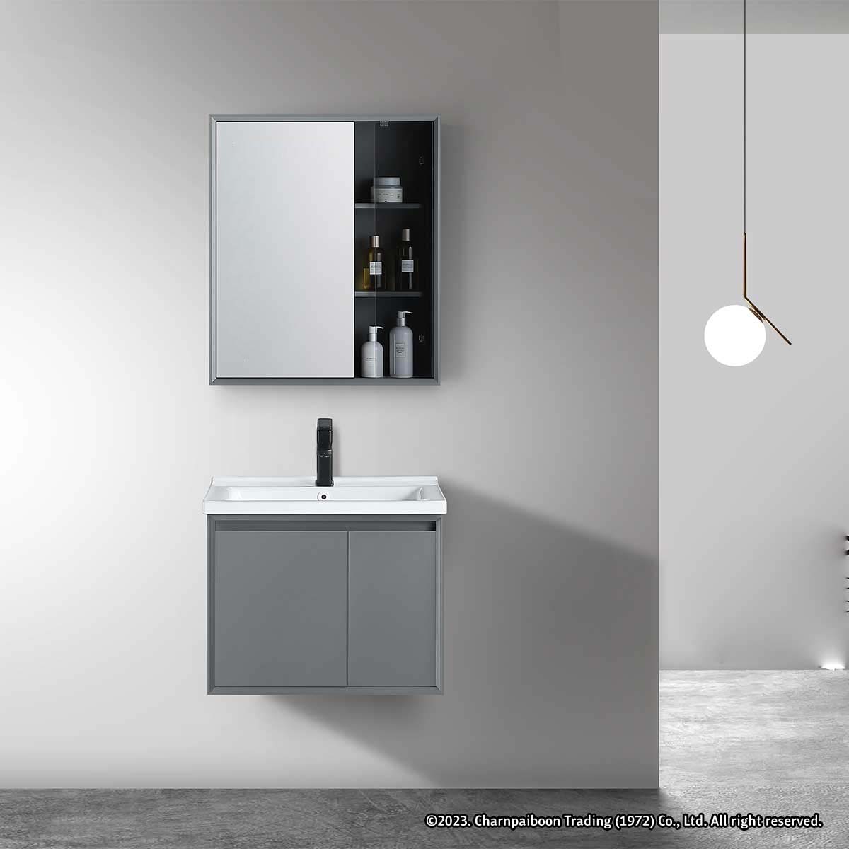 ตู้กระจกเก็บของ ขนาด 60 ซม - CharnPaiboon