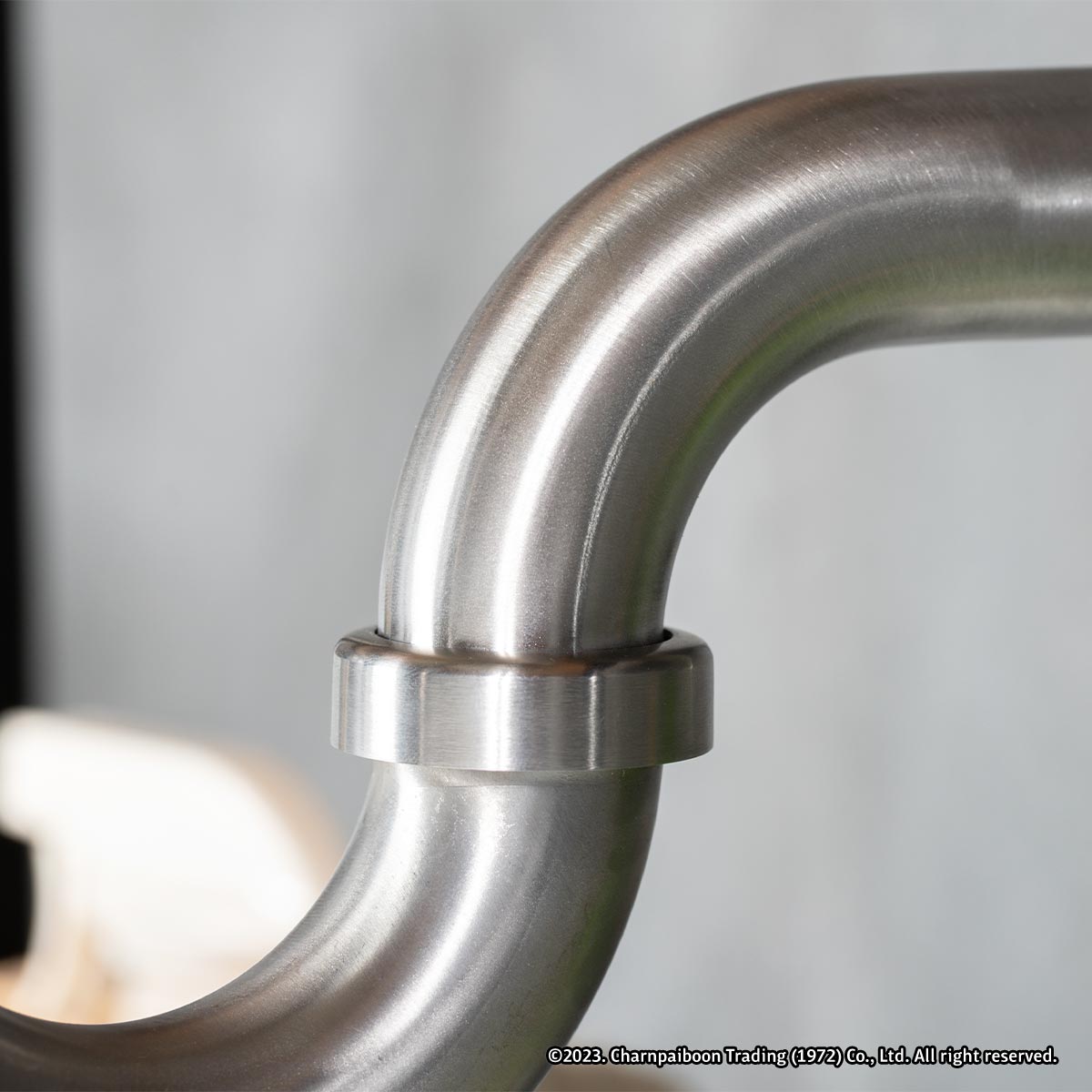 ท่อน้ำทิ้งคอห่านสแตนเลส MATT ขนาดท่อ 15/30 ซม. - CharnPaiboon