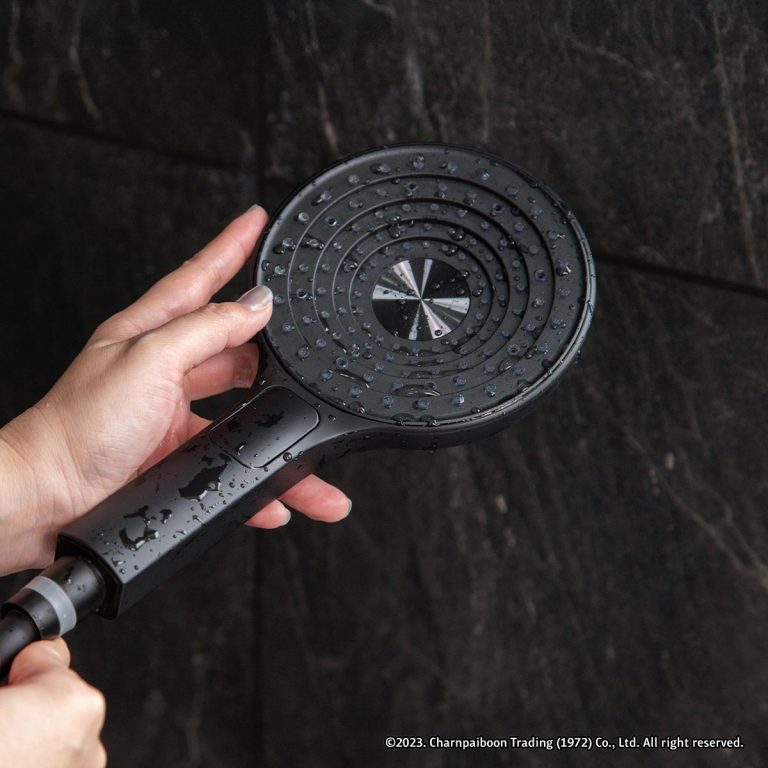 เรนชาวเวอร์ผสมน้ำร้อนเย็น MATT BLACK - CharnPaiboon